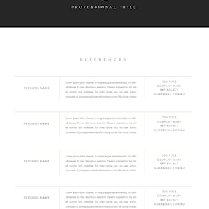 Resume Template 4 Page | "indigo" CV Template and Cover Letter for MS ...