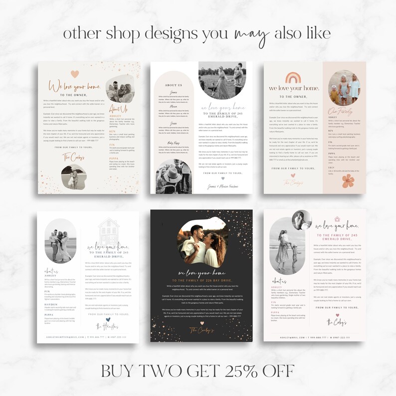 Editable Home Buyer Letter Template Real Estate Love Letter - Etsy