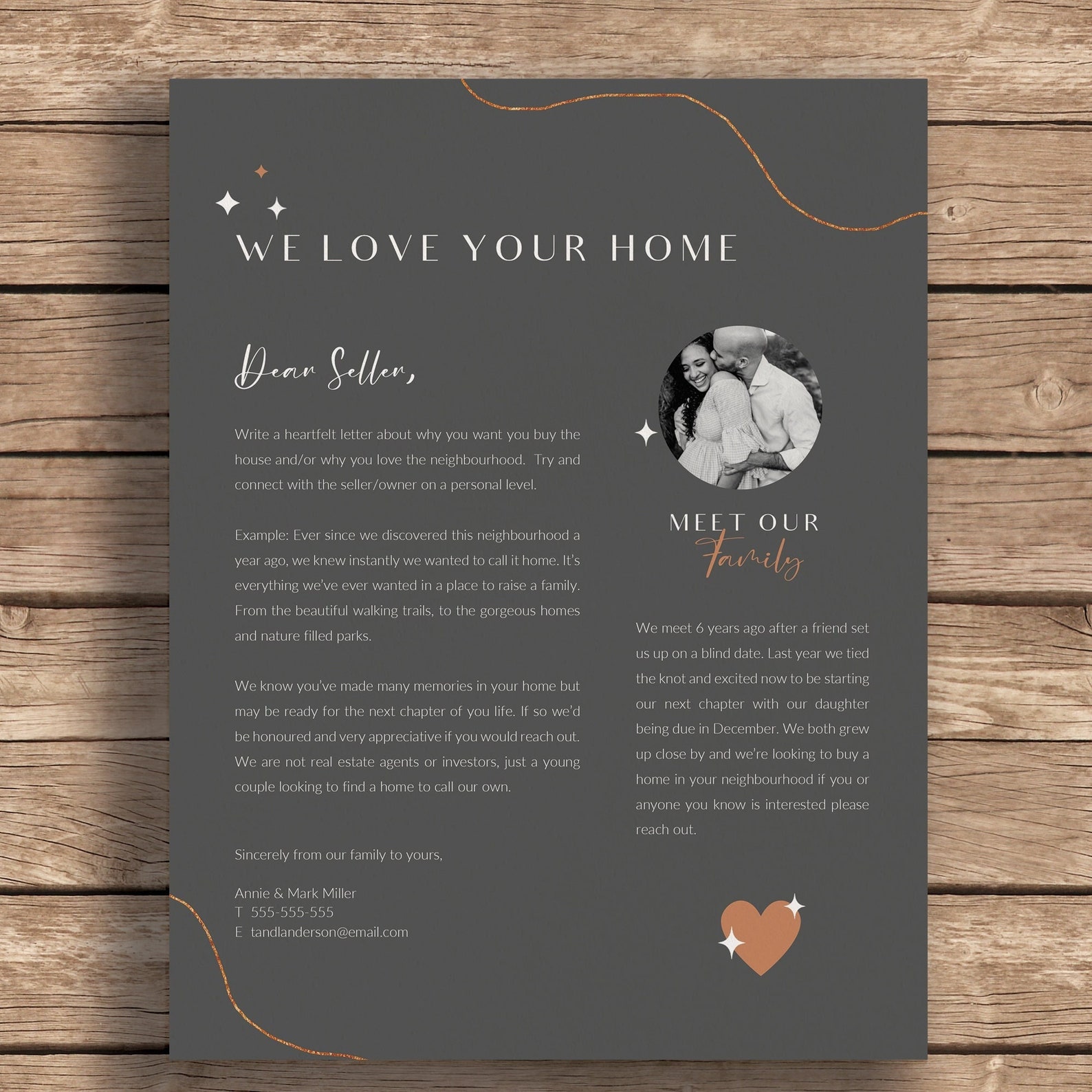 Home Buyer Letter Template Word | Letter to Home Seller Template ...
