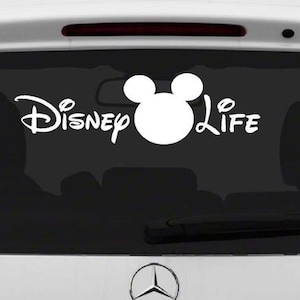 Disney Car Decals Any Character Mickey and Minney 5x5 Inches - Etsy
