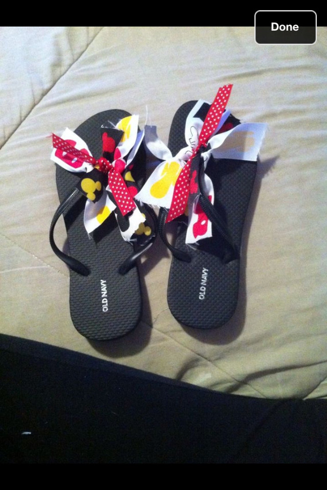 DCL Disney Theme Flip Flops Women's Size Anysize - Etsy