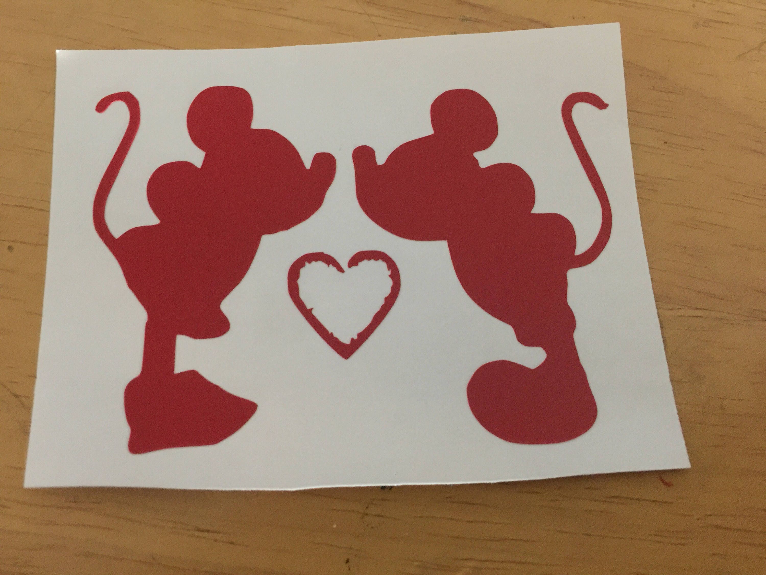 Disney Car Decals any character Mickey and Minney 5x5 inches | Etsy