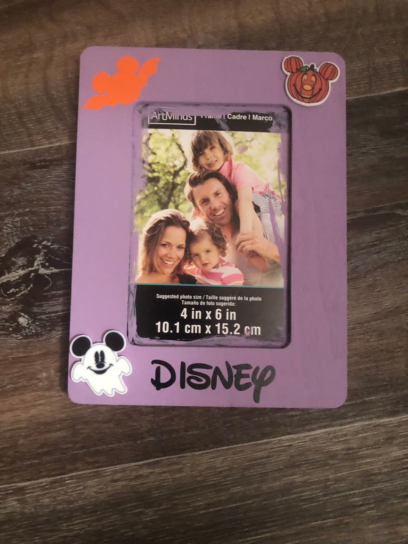 Disney Theme Picture Frame 4x6 Any Style | Etsy