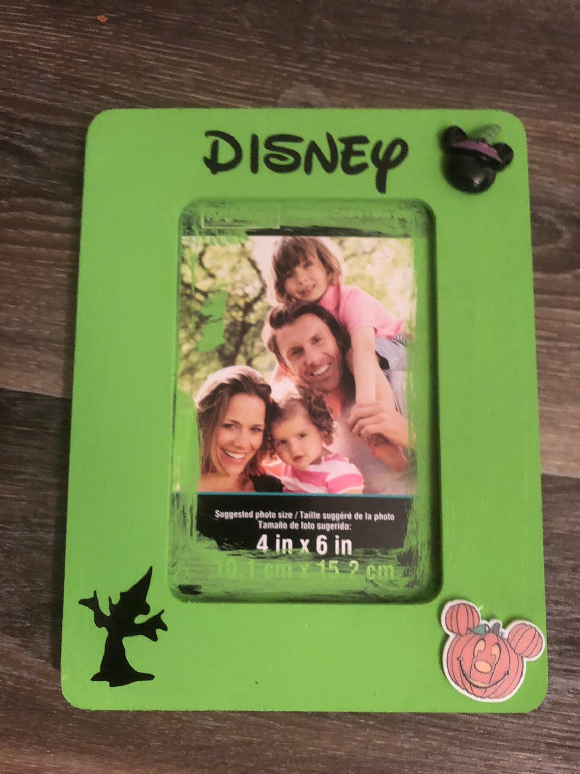 Disney Theme Picture Frame 4x6 Any Style | Etsy