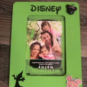 Disney Theme Picture Frame 4x6 Any Style - Etsy