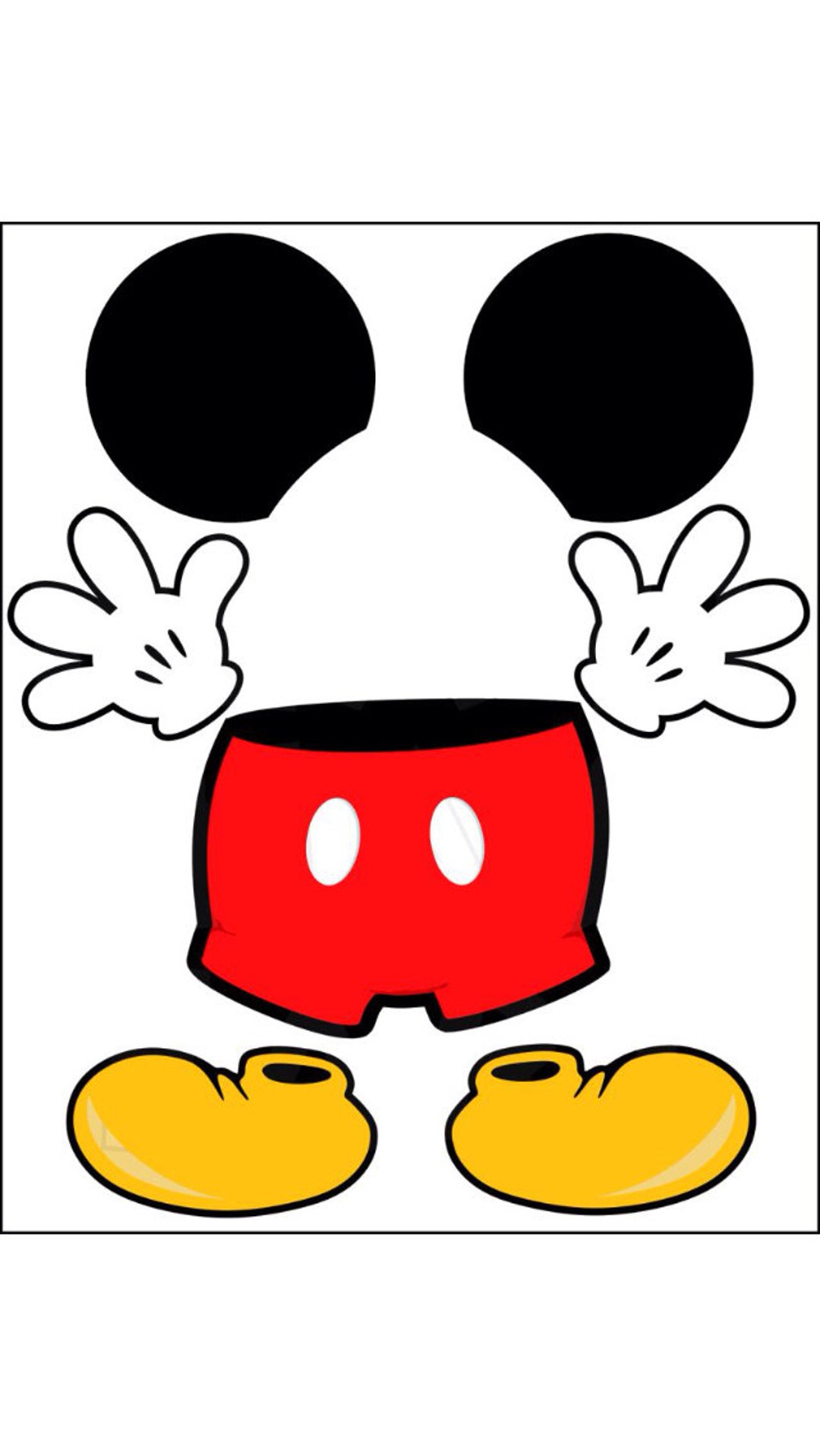 Olaf and Mickey Body Part Magnets - Etsy