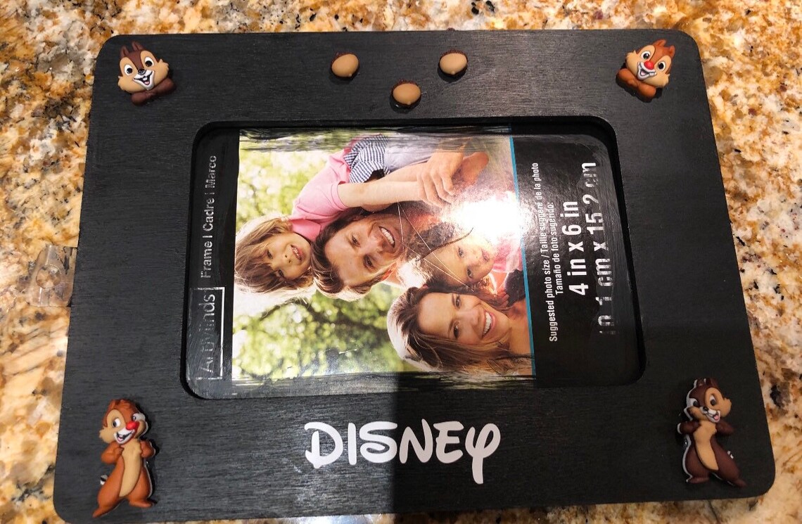 Disney Chip and Dale Theme Photo Frame Can so Any Character - Etsy