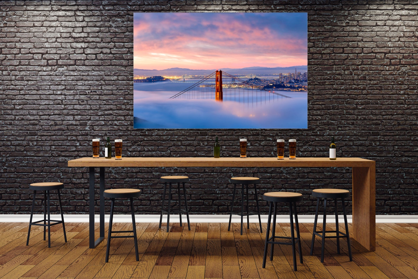 Golden Gate Bridge Sunrise Photo: San Francisco Fine Art Print - Etsy