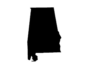 Alabama outline svg | Etsy