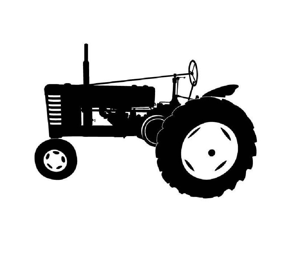 Antique Clipart Tractor