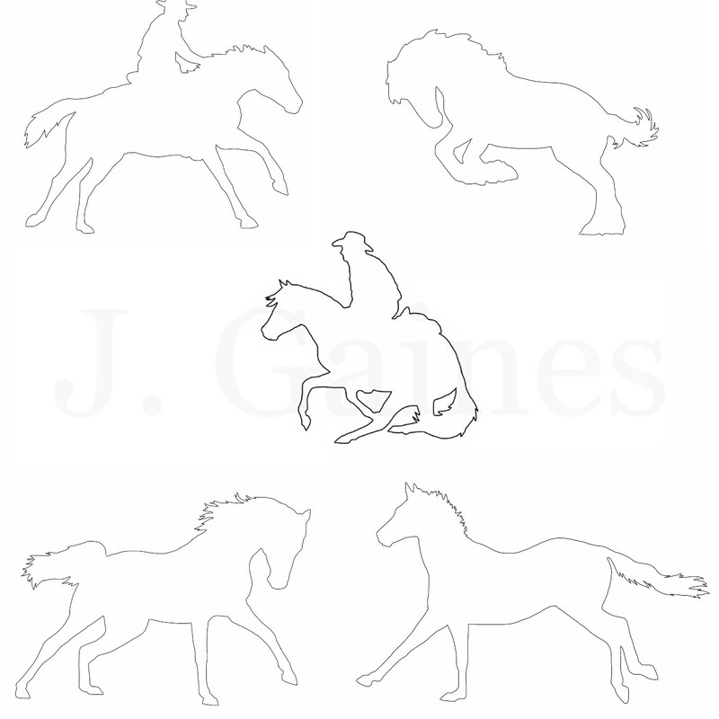 Scroll Saw Horse - Etsy