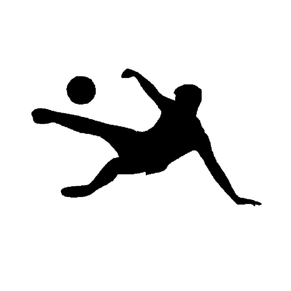 Soccer/football Player Vector Graphic - Instant Download SVG File for ...