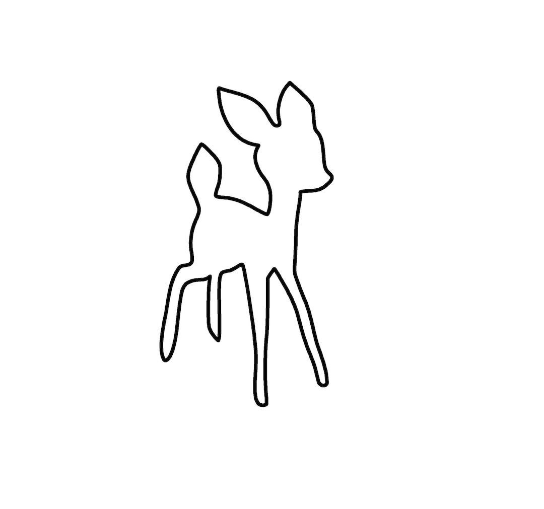 Reh Rehkitz Vektorgrafik - Instant download SVG-Datei für Cricut ...