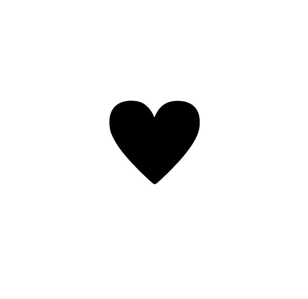 Heart Symbol Vector Graphic - Instant Digital Download SVG File for ...