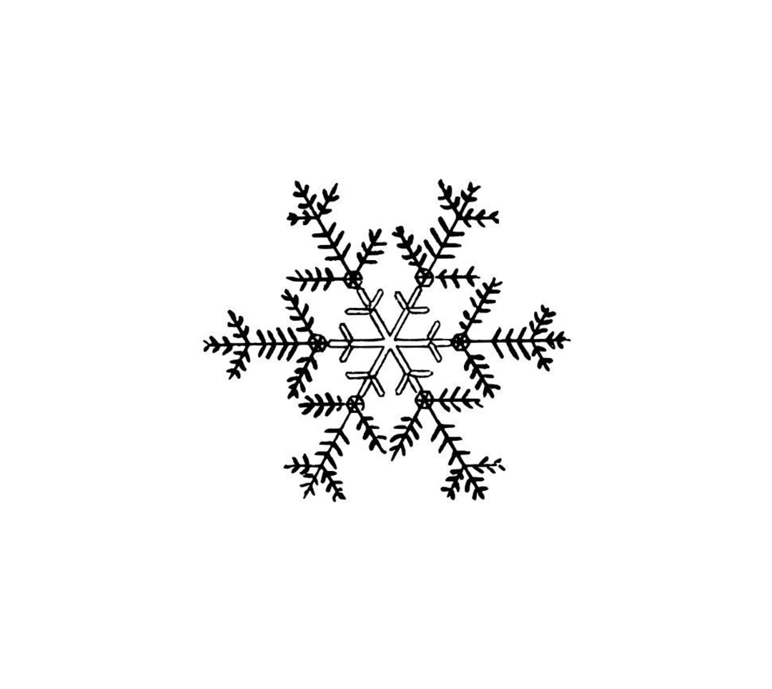 Snowflake SVG File - Christmas Graphic - Instant Download SVG File for ...
