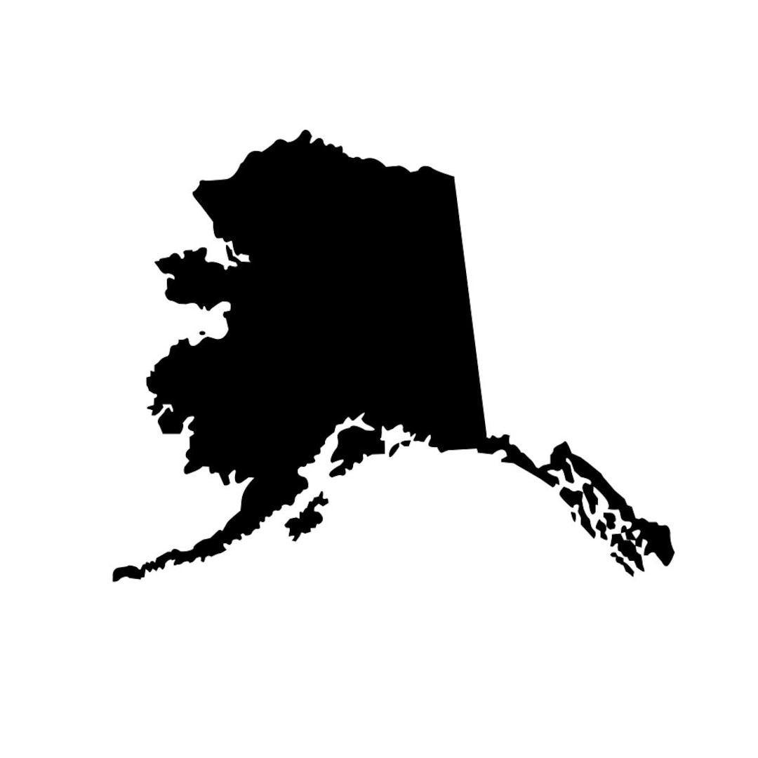 Alaska SVG Digital Download - SVG State Graphic - Etsy
