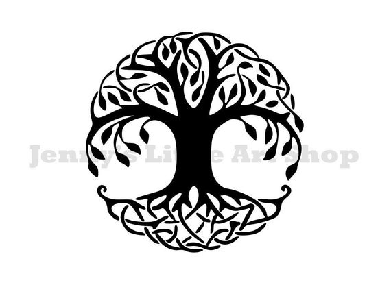 Tree of Life Graphic Instant Download SVG and PNG Files for - Etsy