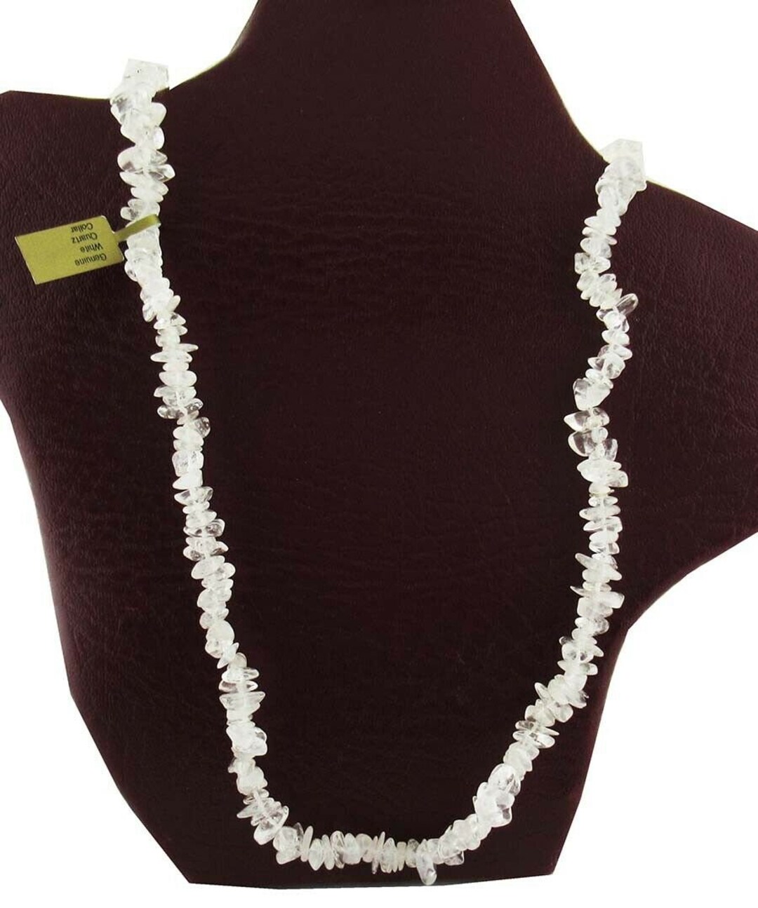 QUARTZ CRYSTAL NECKLACE: Genuine Quartz Crystal Necklace, Natural ...
