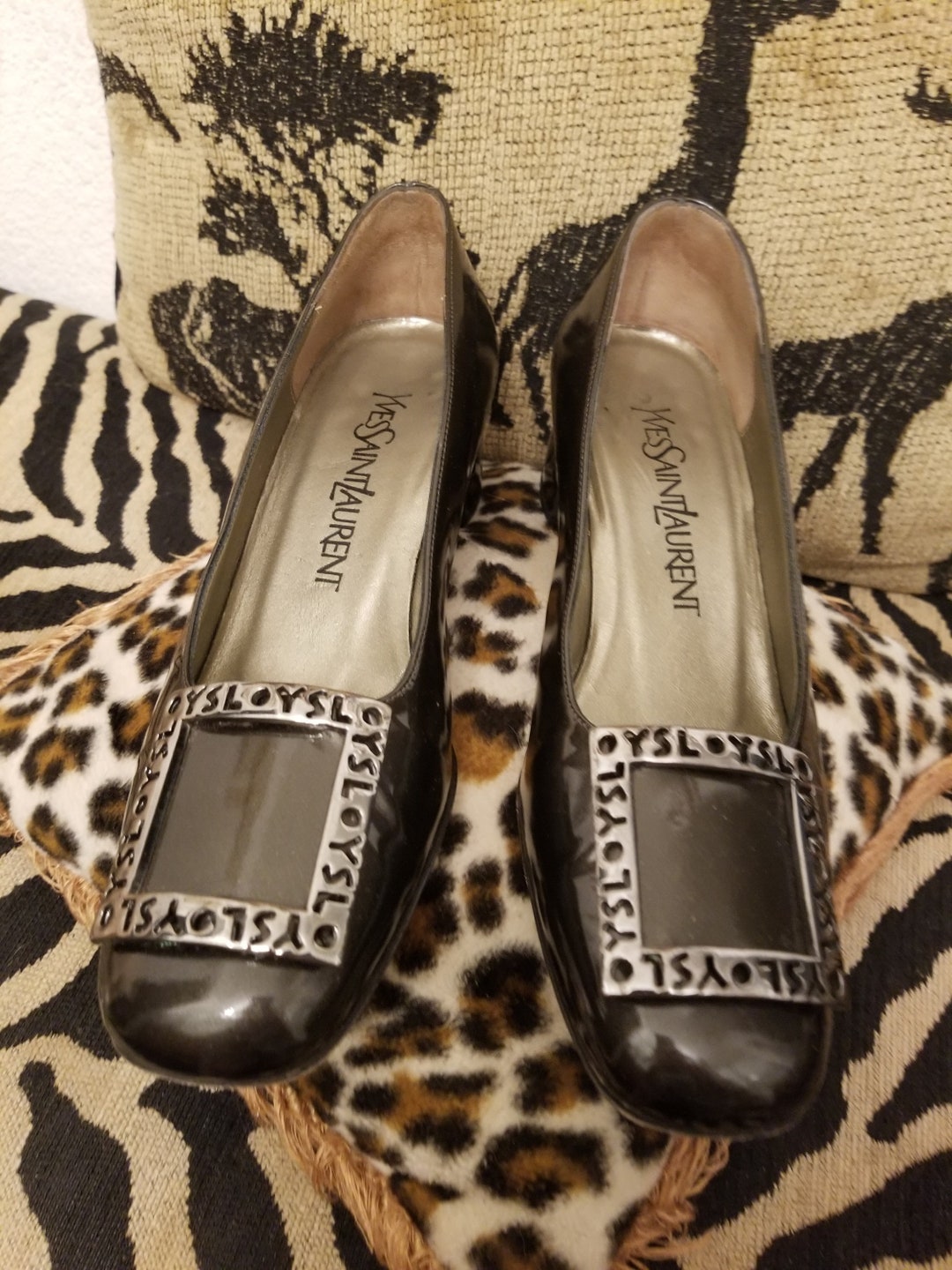RARE YSL Womens Designer Pumps: Designer Shoes, Yves Saint Laurent ...