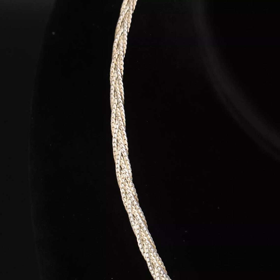 925 Sterling Silver, Braided Snake Chain, 18 Inch Silver Chain ...
