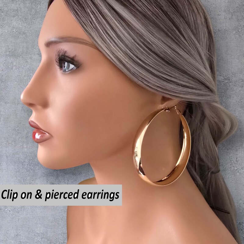 Big Round Earrings - Etsy