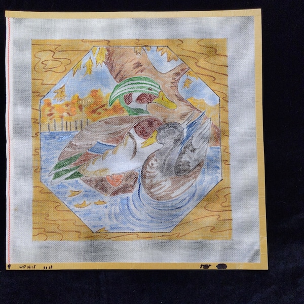 Duck Needlepoint - Etsy