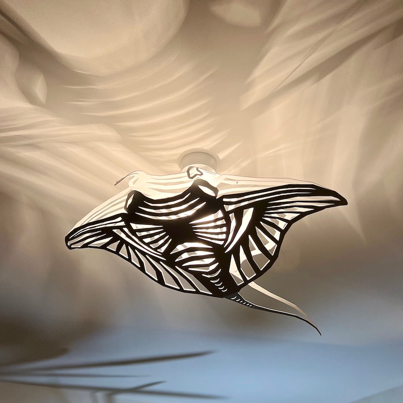 Stingray Ceiling Light - Etsy