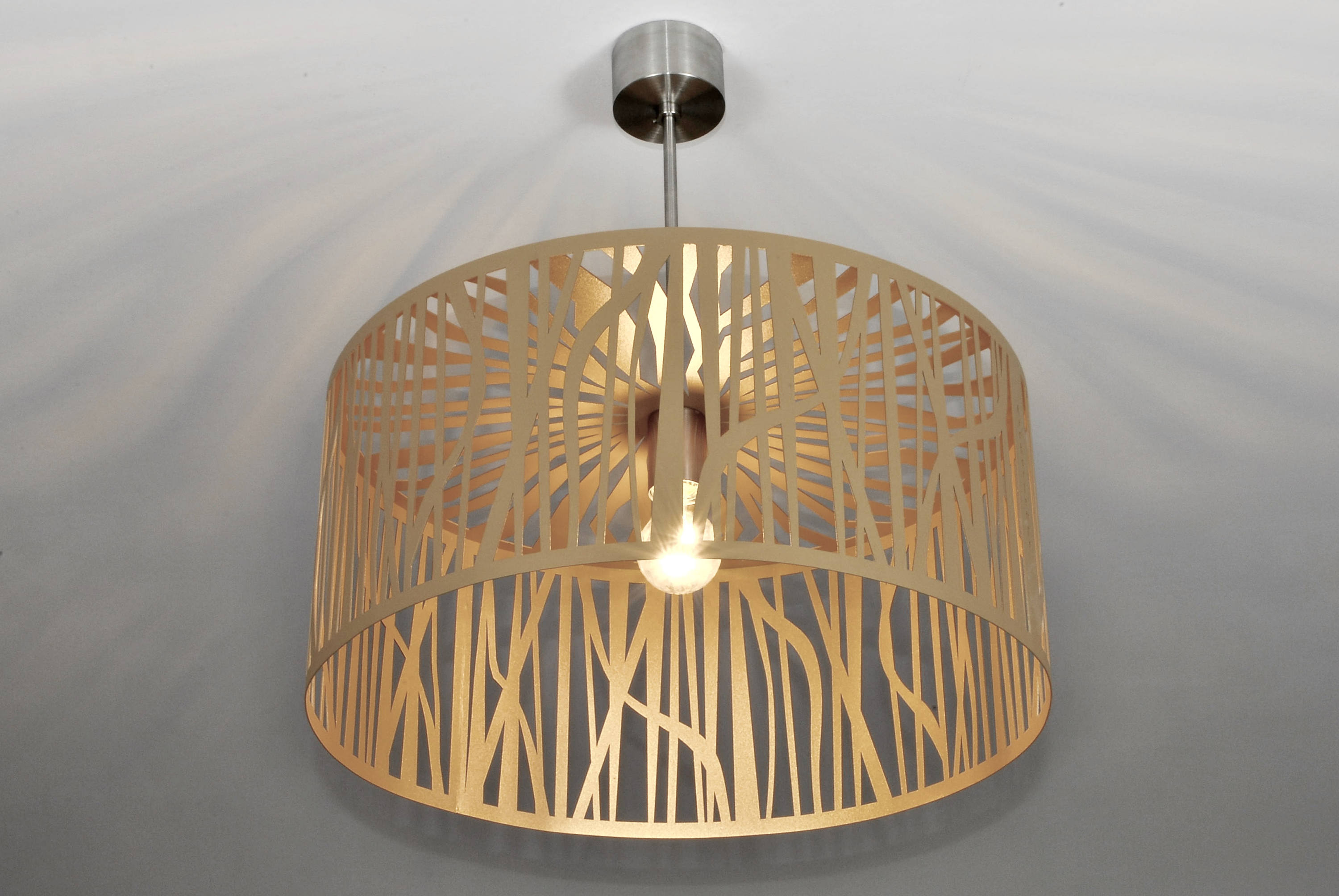 Modern Lamp, Unusual Unique Design, Ceiling Light GOLD FOREST - Etsy