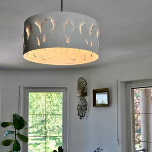 Modern Lamp, Ceiling Light WHITE BIRDS - Etsy Canada