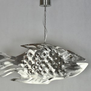 Ceiling Light COD FISH Unique Design, Steel Fish Lamp - Etsy