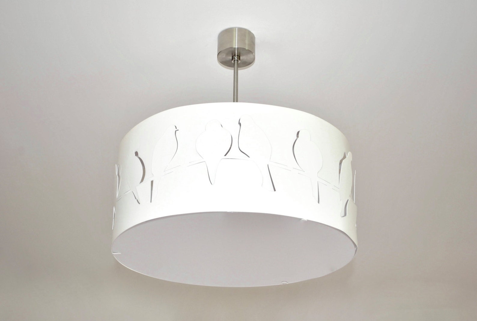 Modern Lamp Ceiling Light WHITE BIRDS - Etsy Canada