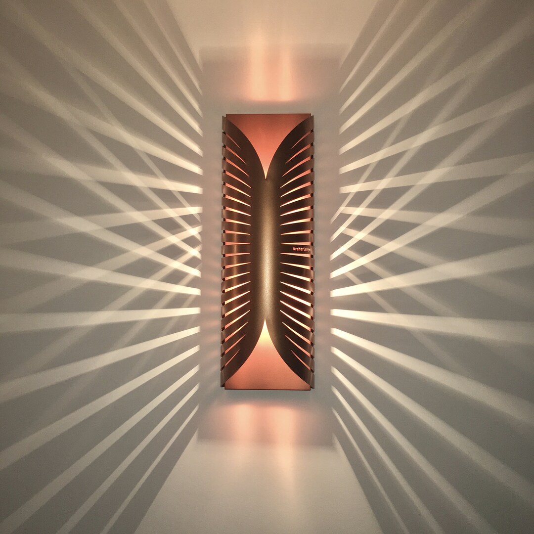 Wall Lamp RAYS III COPPER Made of Steel - Etsy