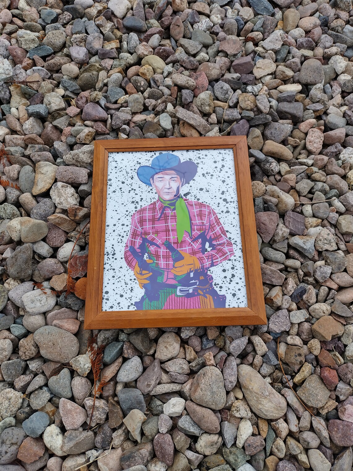 Roy Rogers 80s Cowboy Pop Art by Neon Nicho - Etsy