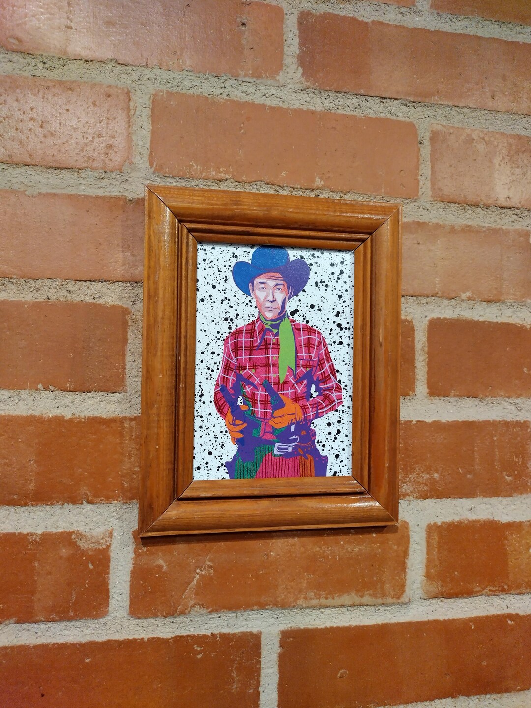 Roy Rogers 80s Cowboy Pop Art by Neon Nicho - Etsy