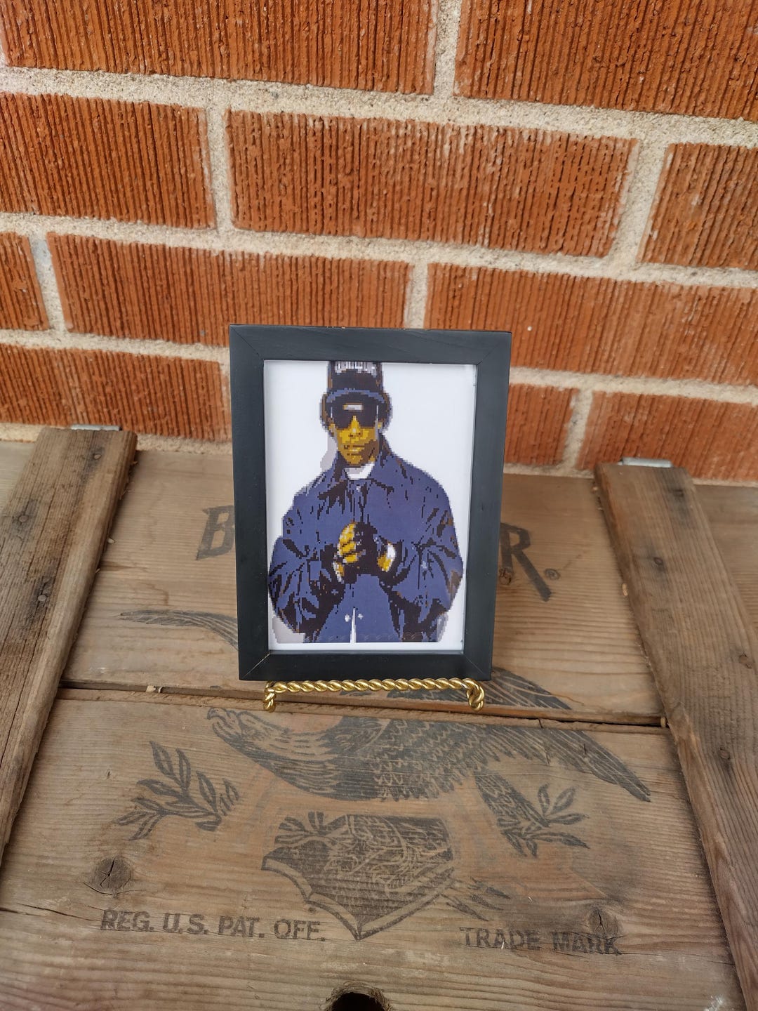 8 Bit Eazy E Framed Mini Art Print Lo-fi Pixel Art by Neon Nicho - Etsy