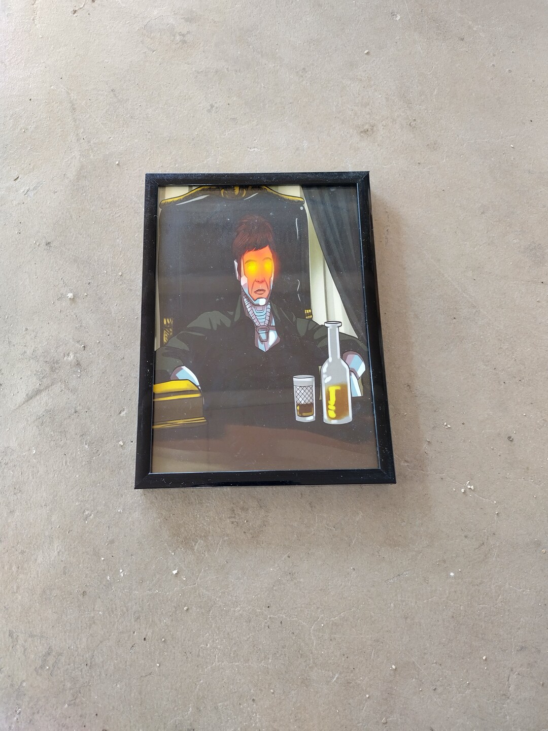 Tony Montana Scarface Cyborg by Neon Nicho - Etsy