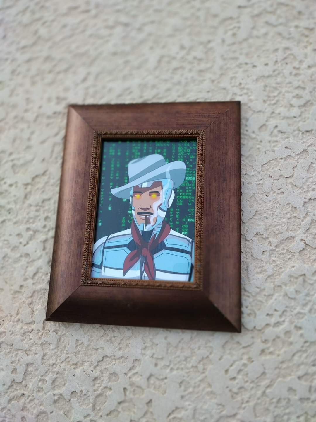 Matrix Cyborg Cowboy by Neon Nicho - Etsy