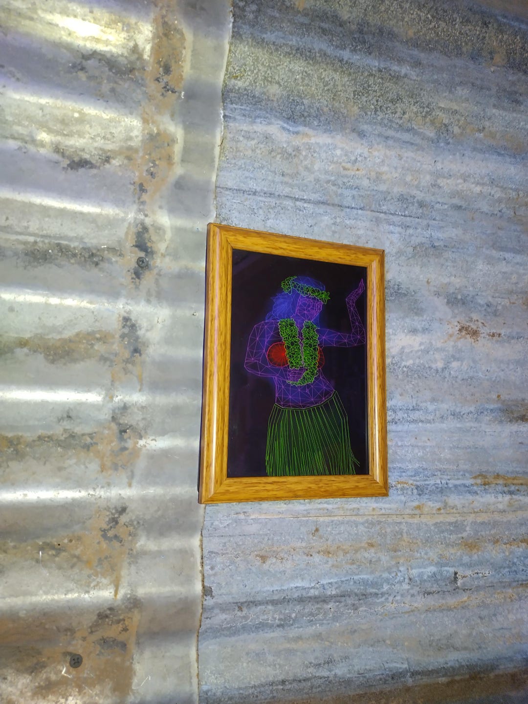 Neon Hula Girl Grid by Neon Nicho - Etsy