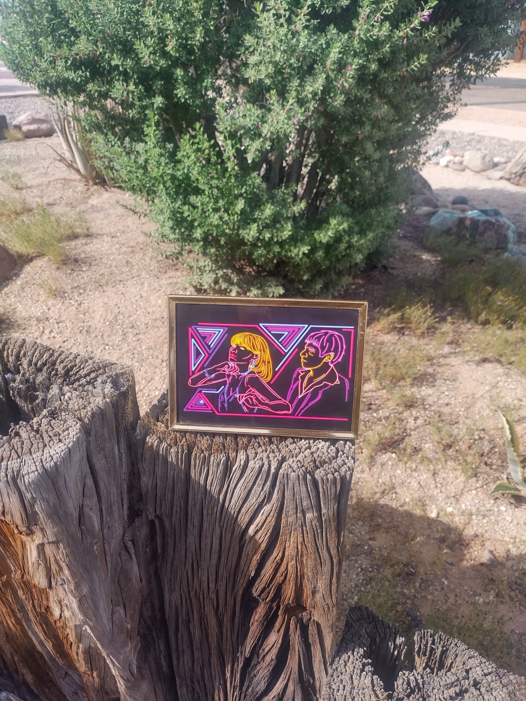 Neon Scarface Tony Montana Dancing With Elvira Art Print by Neon Nicho ...