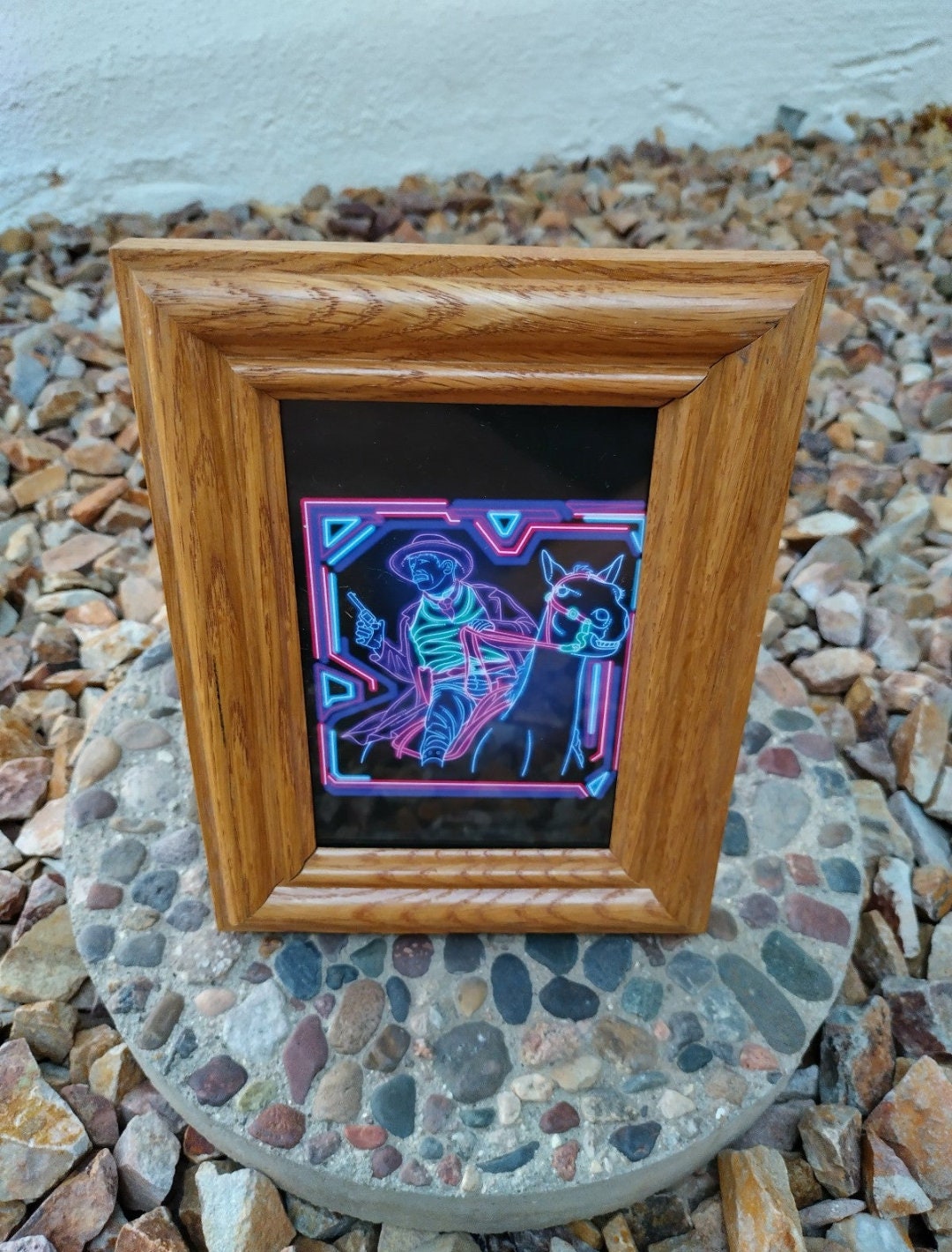 Neon Doc Holiday Art Print by Neon Nicho - Etsy