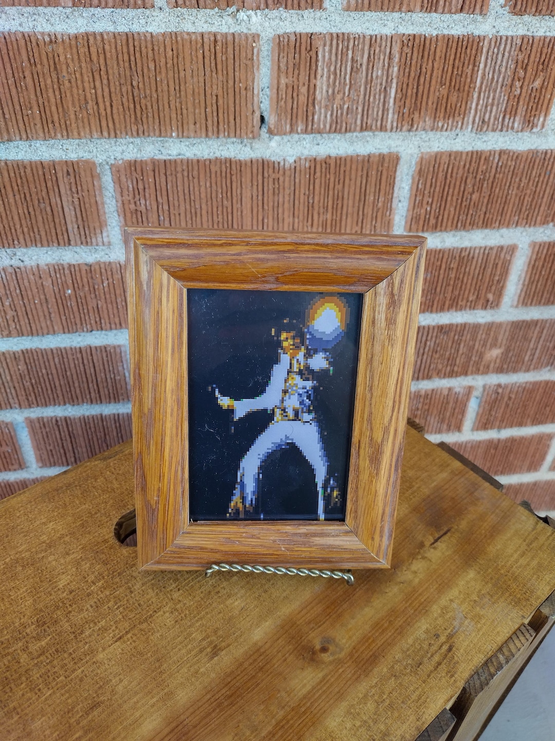 8 Bit Elvis Framed Mini Art Print Lo-fi Pixel Art by Neon Nicho - Etsy