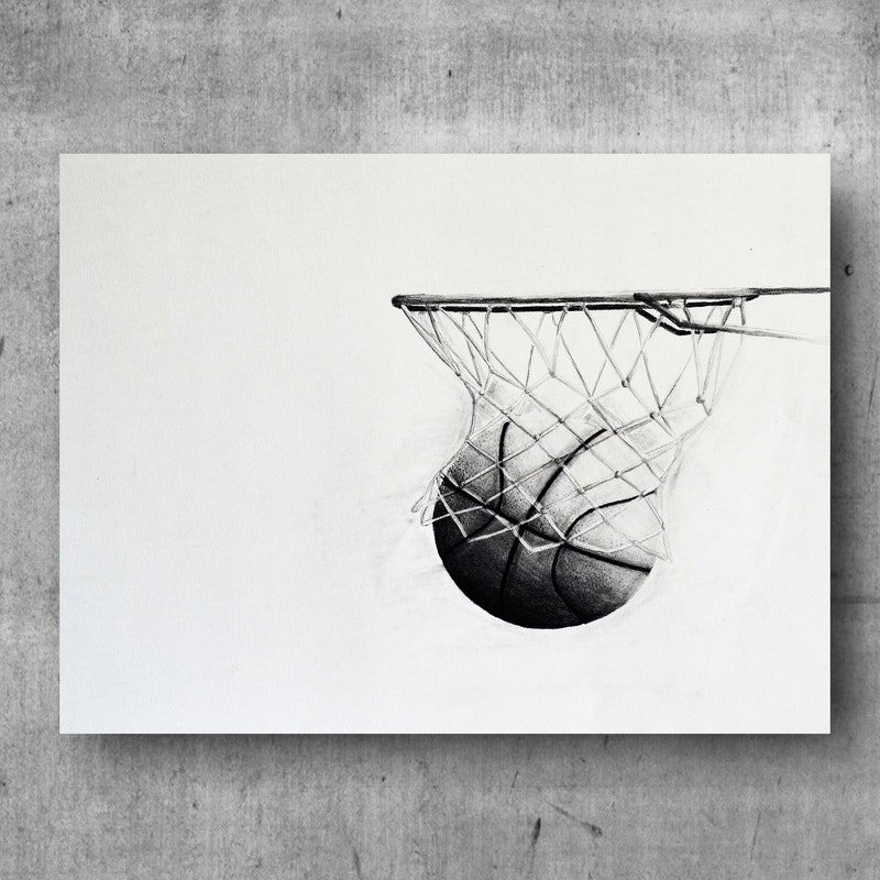 Basketball Poster - Etsy