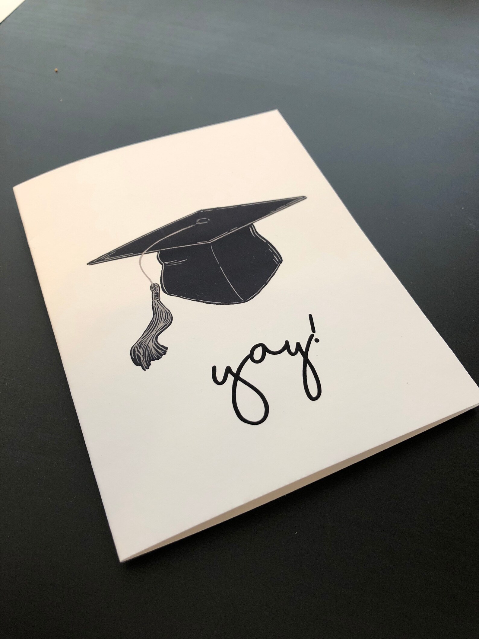 Graduation Card Unique Grad Card Simple Graduation Card | Etsy