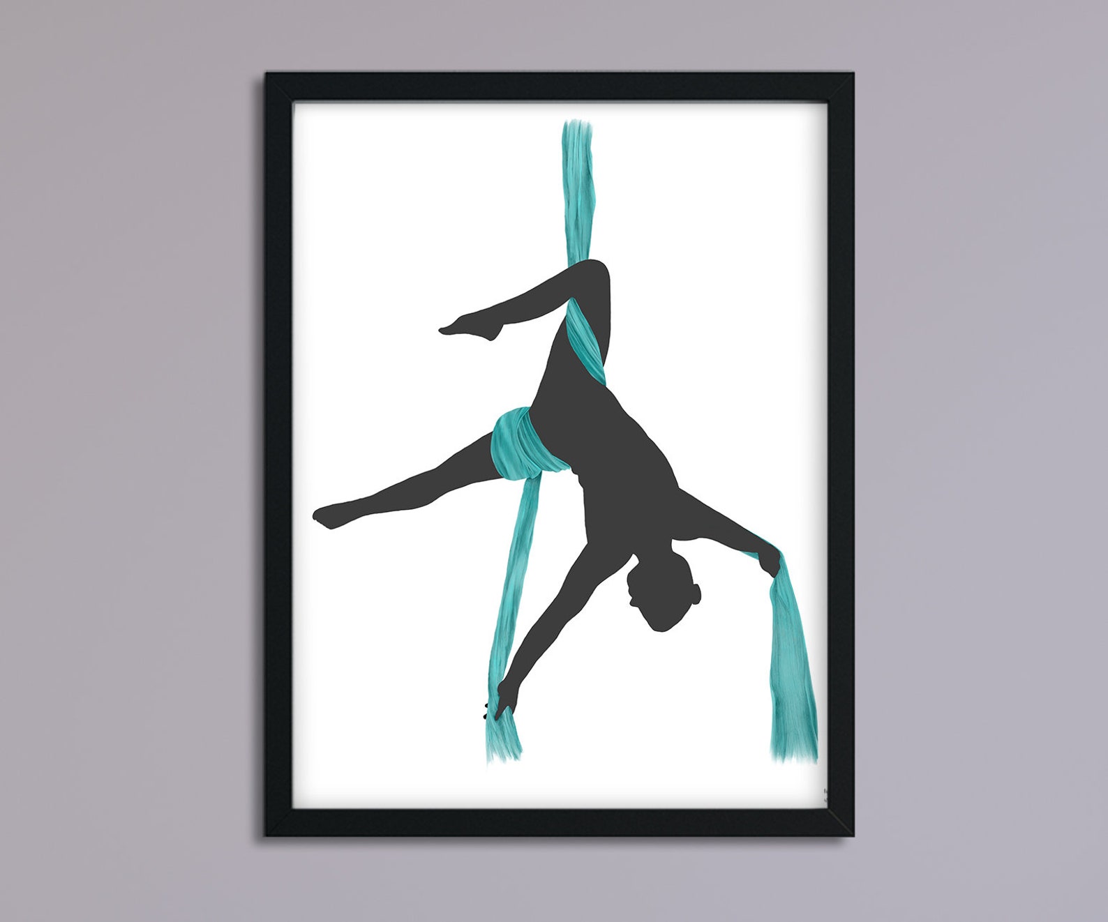 Aerial Silk Wall Art Personalized Aerial Silk Art Aerial - Etsy