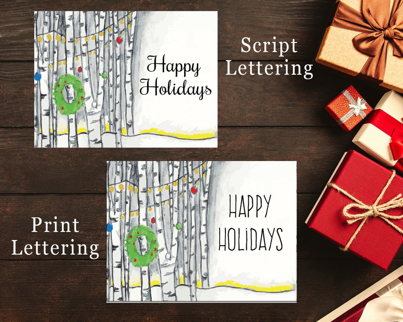 Happy Holiday Card for Business Holiday Card for Employees - Etsy