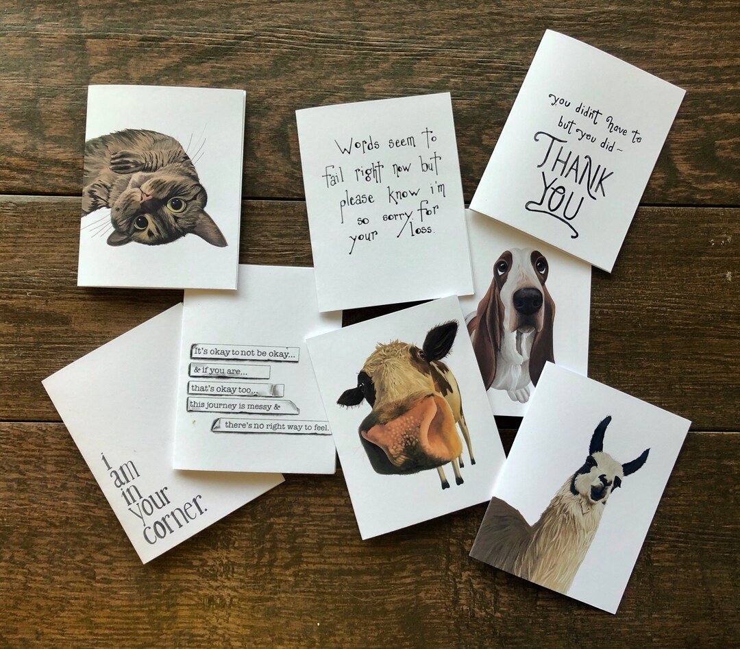 Encouragement Card Pack, Socially Distancing Cards, All Occassion Card ...