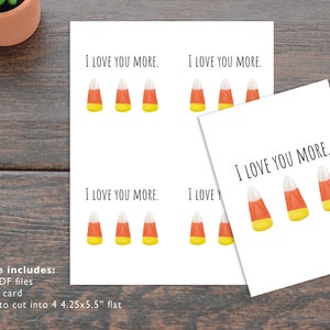 Funny Fall Card, Candy Corn Card, Candy Corn Card, Halloween Card, Fall ...