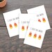 Funny Fall Card Candy Corn Card Candy Corn Card Halloween - Etsy