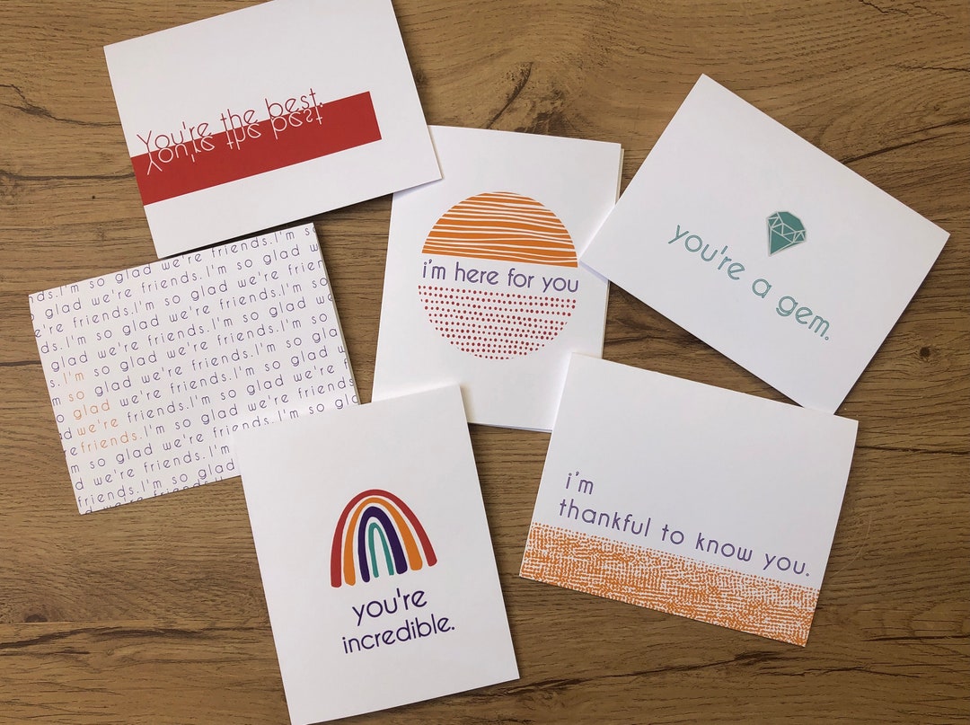 Encouragement Card Pack, Cards for Friends, Encouragement Gift ...