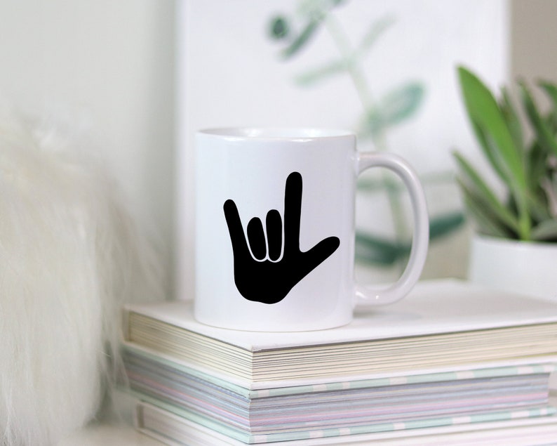 I Love You Sign Language Mug I Love You Gift Valentine Gift - Etsy